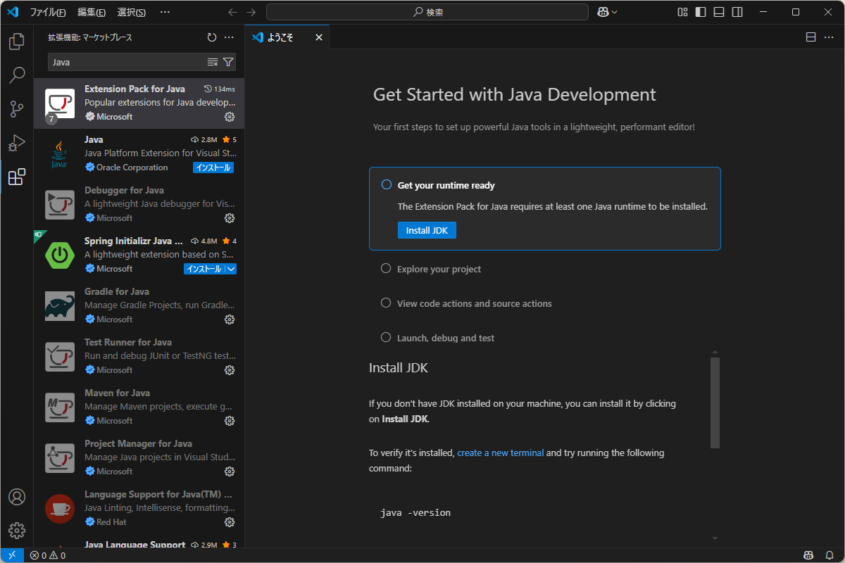 VS Code + Gemini Code Assist で Java プログラミング（1）環境構築 | knovus